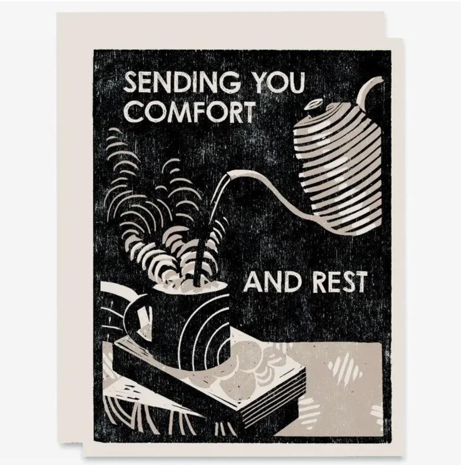 Comfort & Rest card – Lemon Terrace Florals